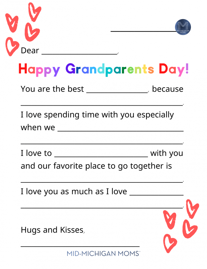 Grandparents Day: A printable to help celebrate!