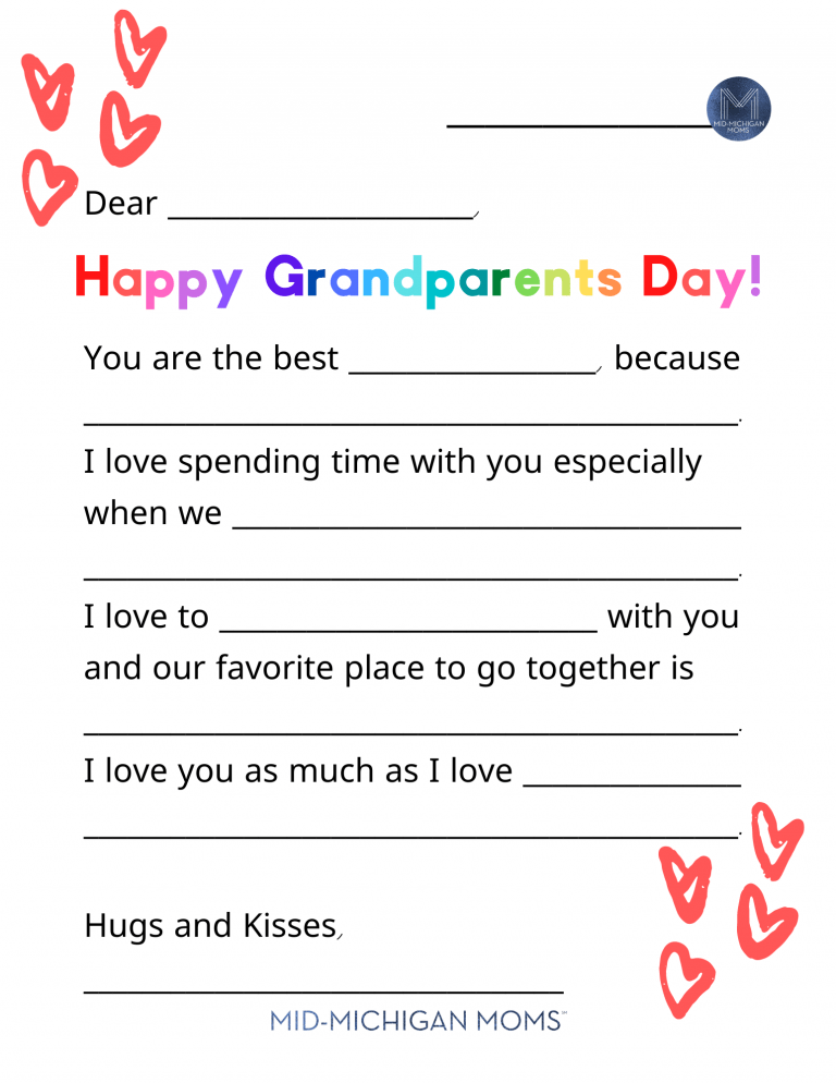Grandparents Day: A printable to help celebrate!