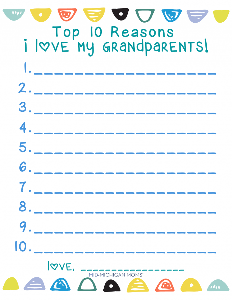 Grandparents Day: A printable to help celebrate!
