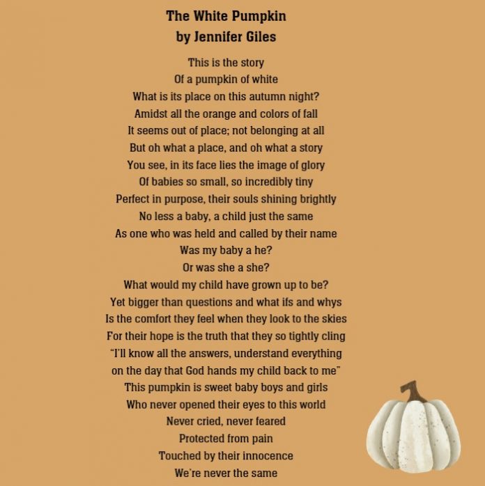 The White Pumpkin Project: A Fall Tradition Honoring Infant Loss