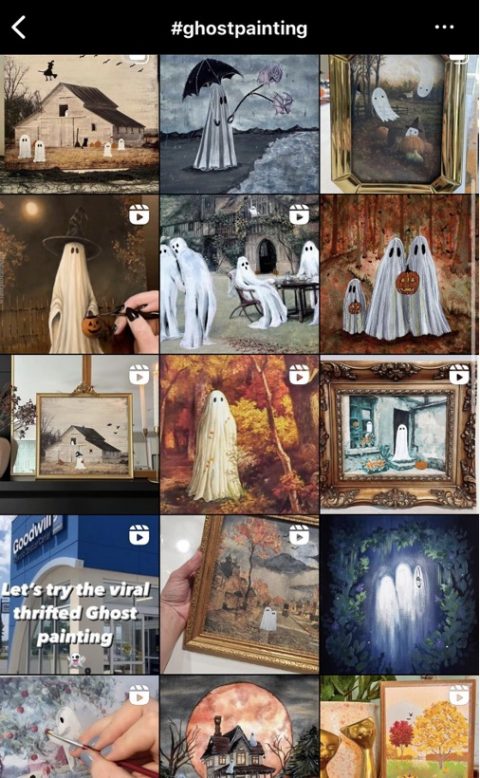 Embrace the Viral Ghost Painting Trend