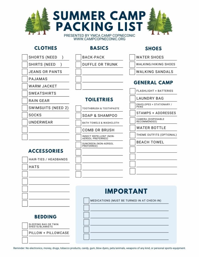 What to Pack: The Ultimate Summer Camp Packing List + Guide